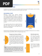 Basic Skills in Handball | PDF | Sports | Games Of Physical Skill