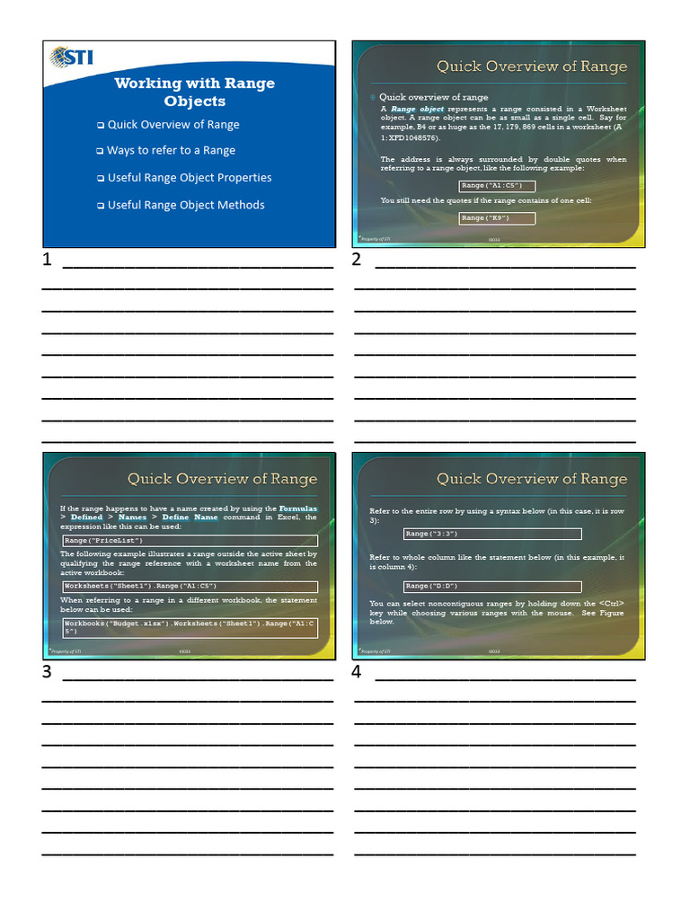 12 Handout | PDF | Microsoft Excel | Boolean Data Type