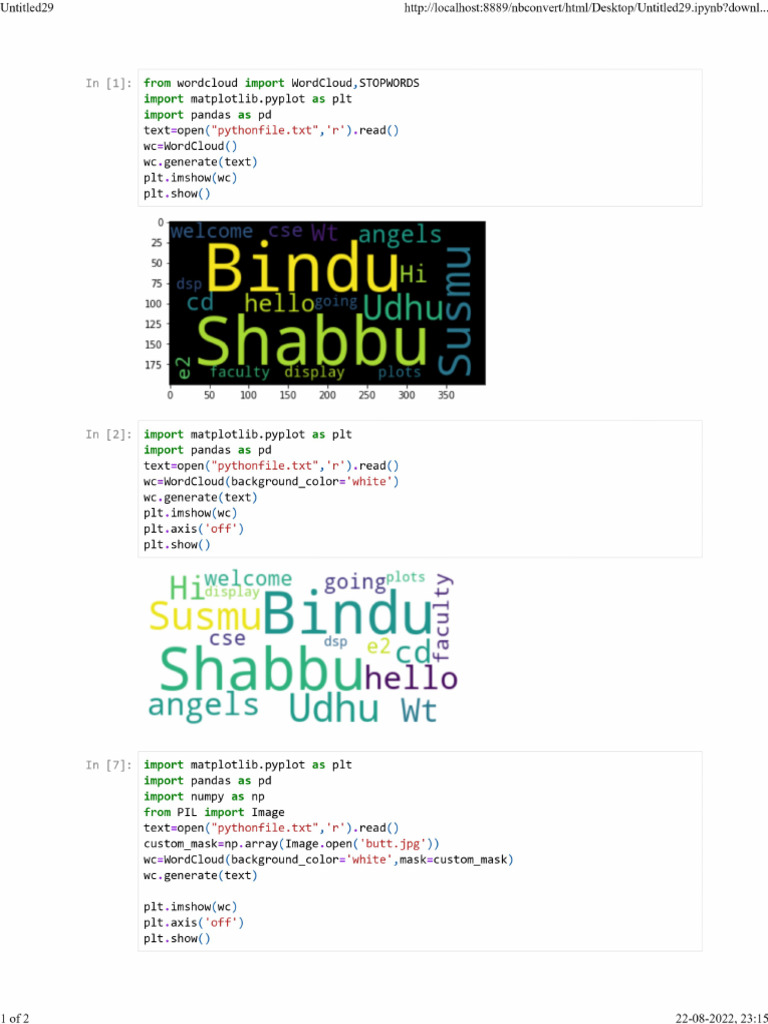 Unit5 WORDCLOUD | PDF