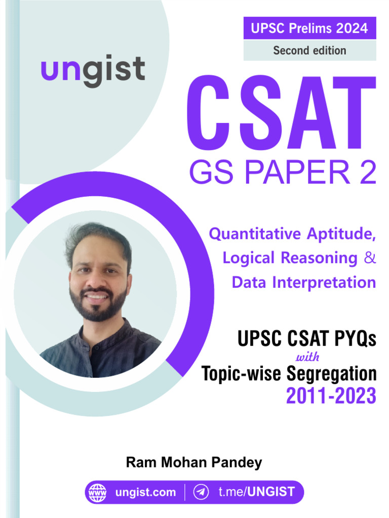 Ungist Upsc Csat Book Theory Practice | PDF | Prime Number | Numbers
