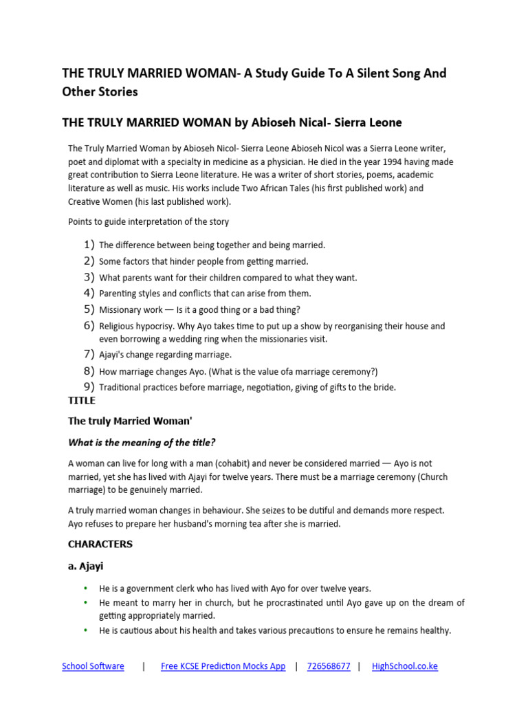 The Truly Married Woman | PDF | Marriage