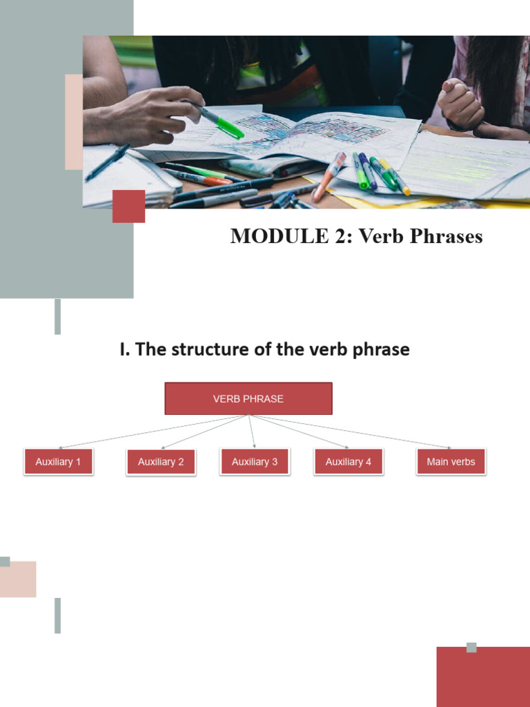 Module 3 Verbs and The Verb Phrase | PDF | Verb | Perfect (Grammar)