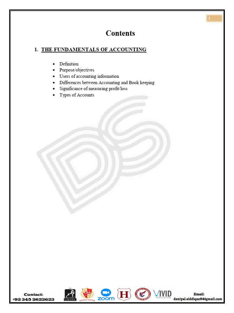 Accounting Workbook 9 | PDF | Debits And Credits | Bookkeeping
