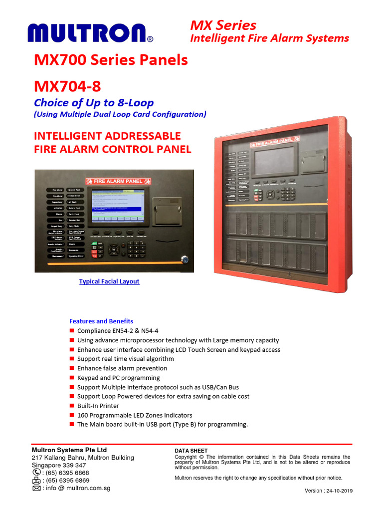 Multron MX704 8 V1.1 Addr Panel | PDF | Usb | Computer Engineering