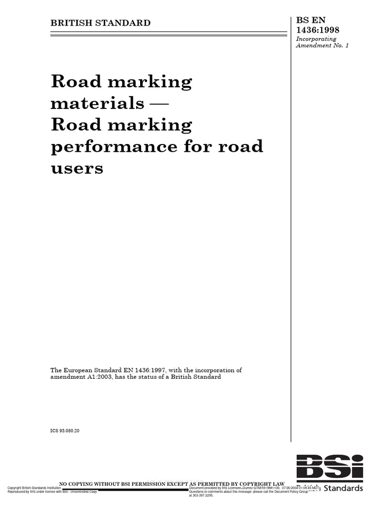 BS en 1436 - 1998 | PDF