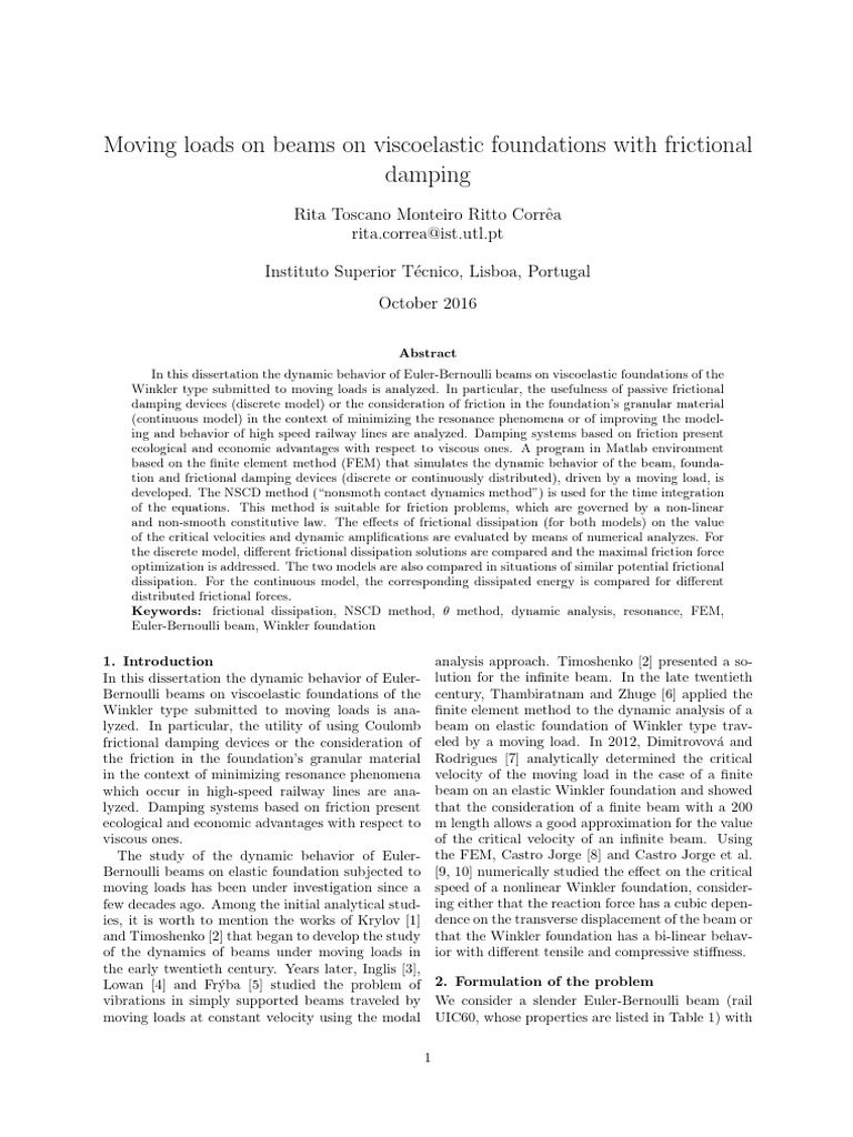 ExtendedAbstract Rita Correa | PDF | Force | Finite Element Method