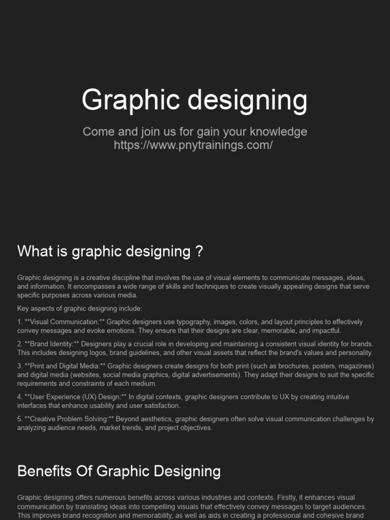 Graphic Designing | PDF | Graphic Design | Brand