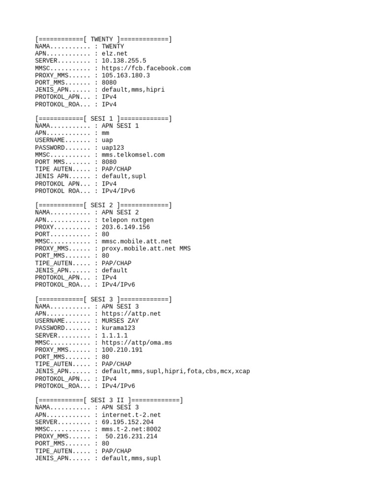 Apn Sesbi - Seskun | PDF
