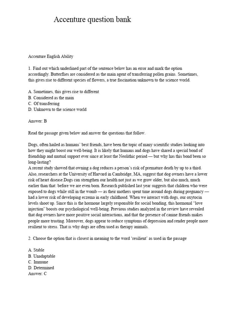 Accenture Question Bank | PDF | Osi Model | Cloud Computing
