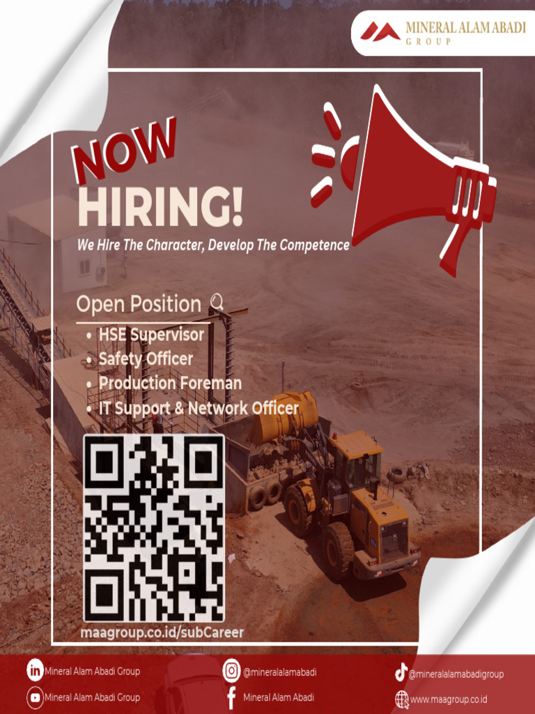 JOB VACANCY! | PDF | Computer Network | Mining