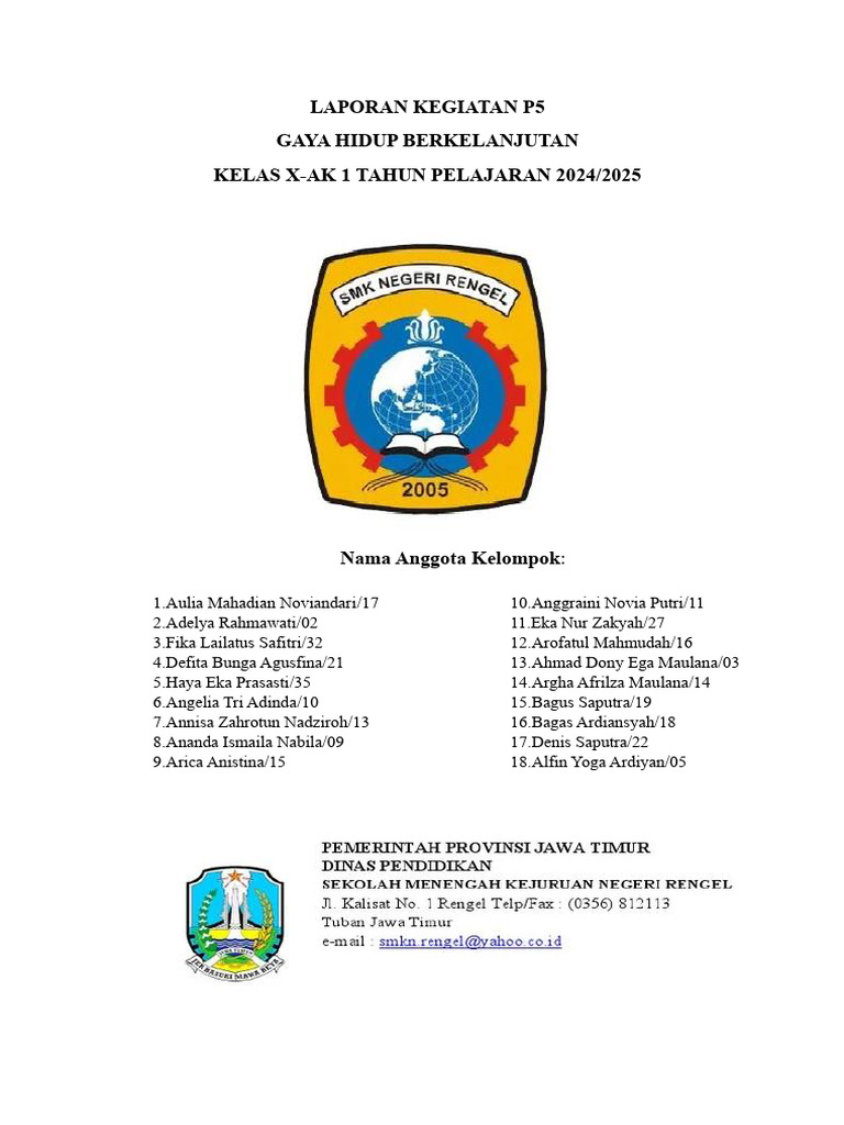 Proposal Kegiatan P5 X-AK 1 Kelompok 2 | PDF | Ilmu Sosial | Seni