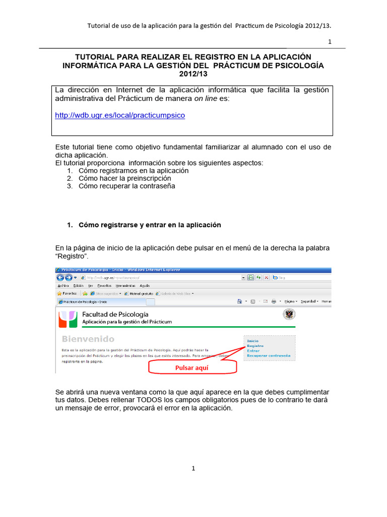 Tutorial Aplicacion Registro1112 | PDF | Cookie HTTP | Ventana (informática)