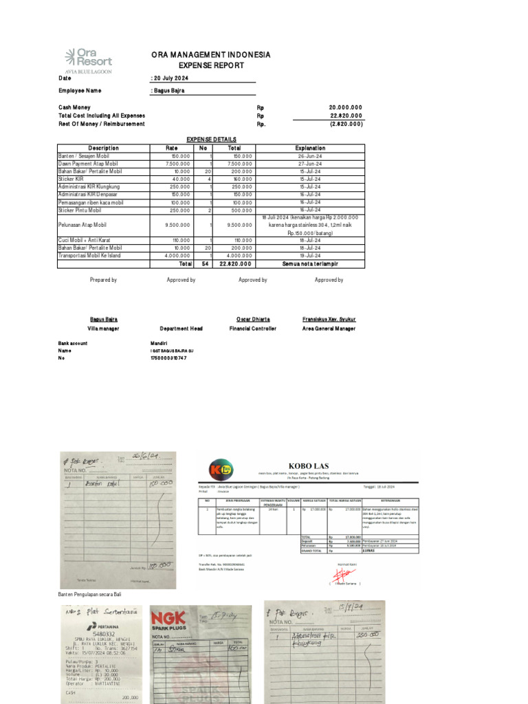 Expense Report | PDF