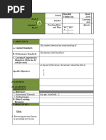 K To 12 Lesson Plan Format Overview Pdf