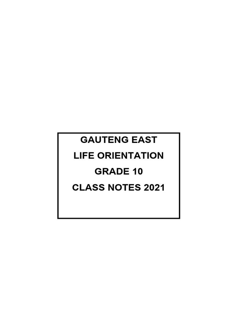 Class Notes Grade 10 | PDF | Taxes | Woman