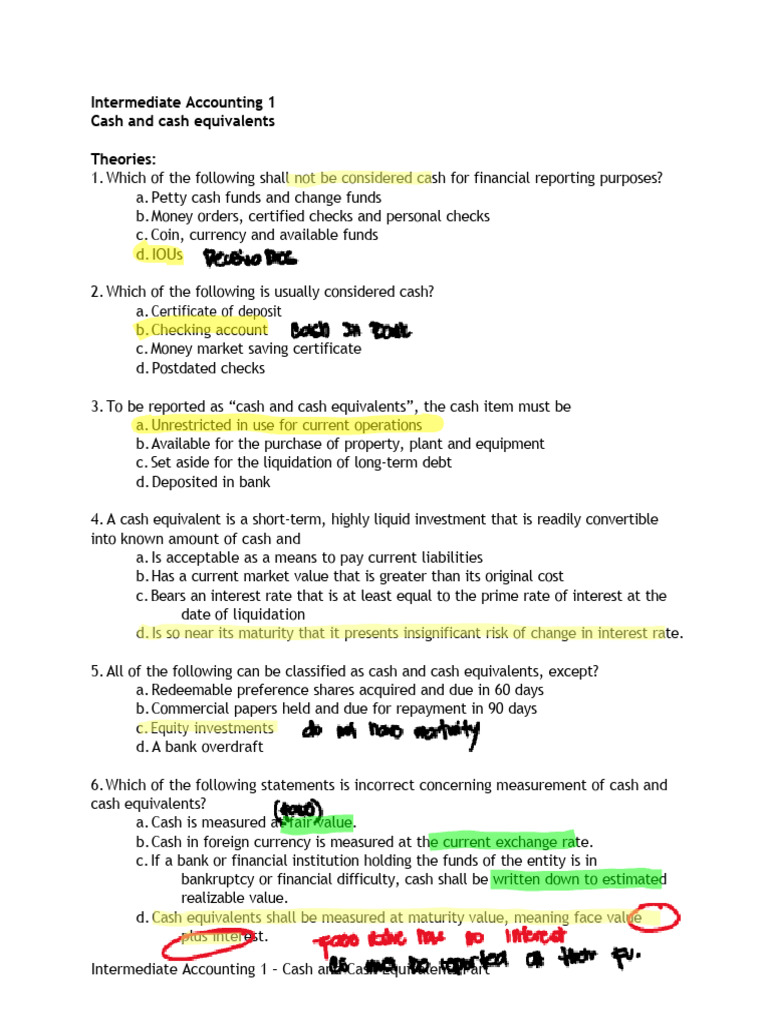 IA1 CCE Discussion Problems Part 1 | PDF | Cheque | Banks