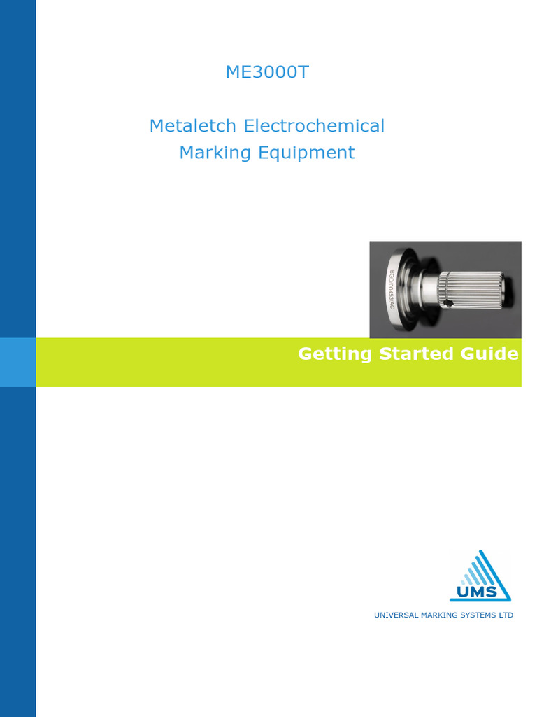 Ums - Part Mark Manual | PDF | Mains Electricity | Electrochemistry