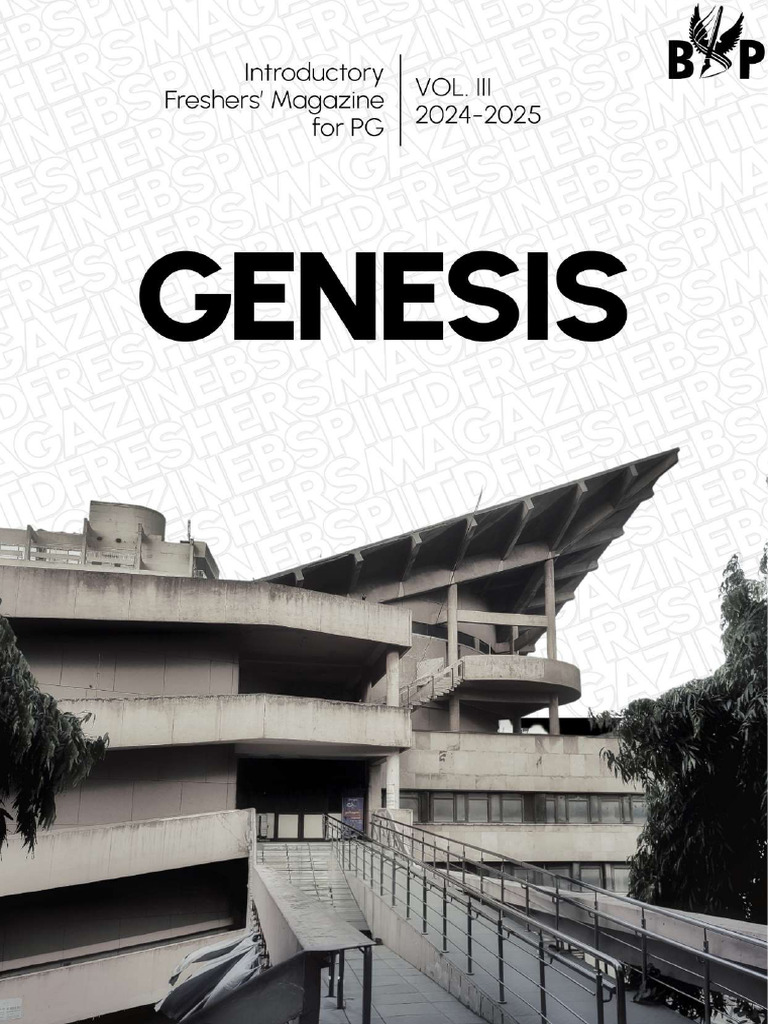 Genesis IITD Magazine | PDF