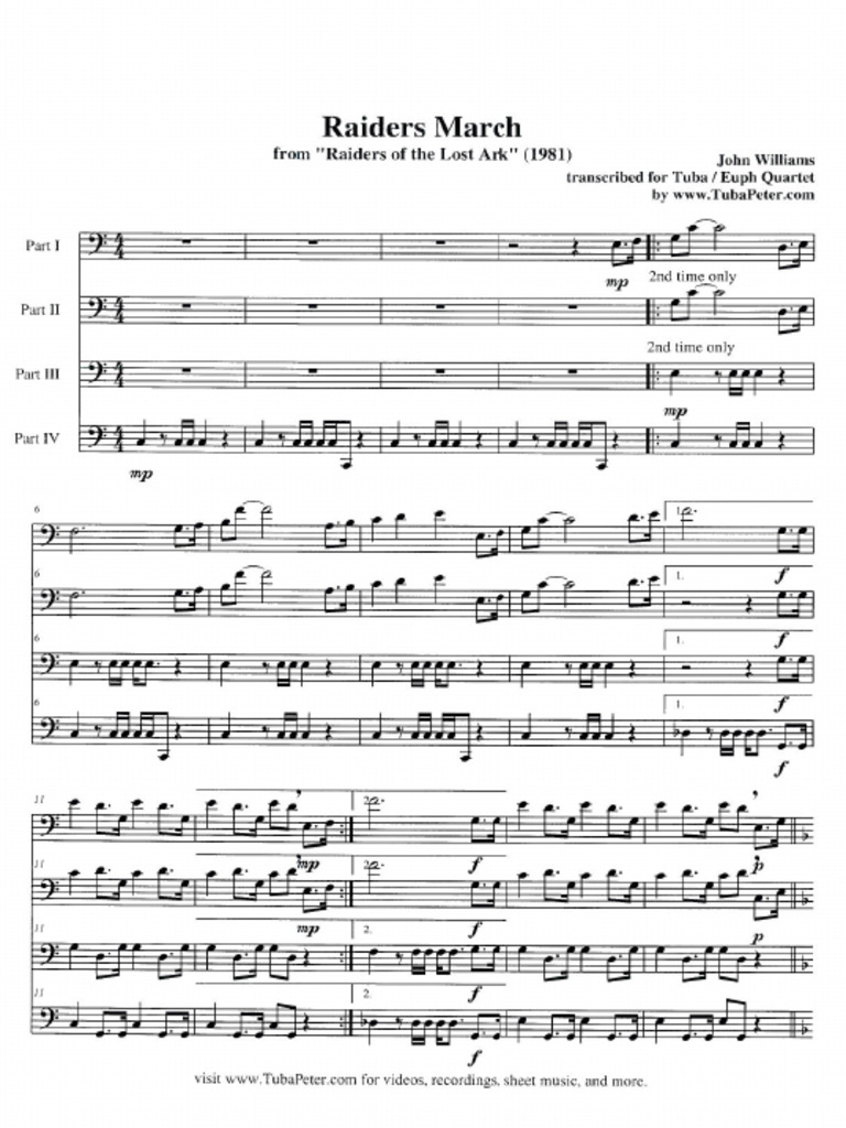 Raiders March Score | PDF