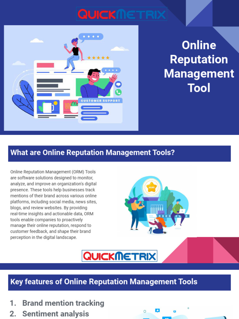 QuickMetrix - Online Reputation Management Tools | PDF | Reputation | Brand