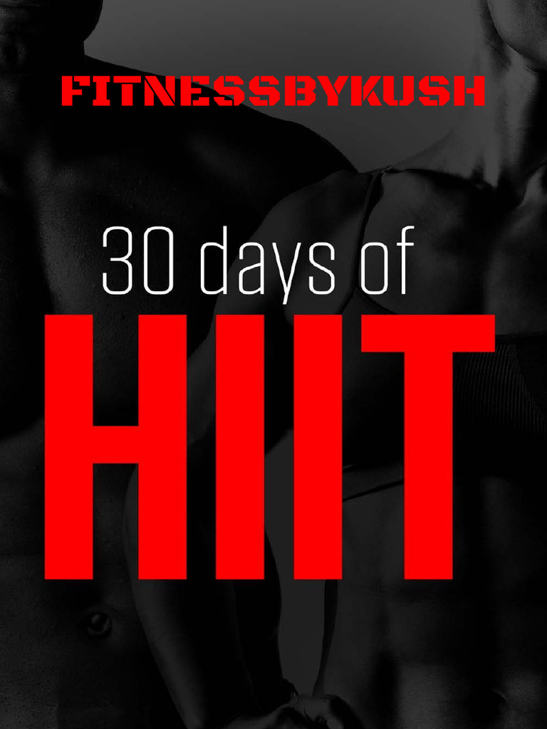 30 Days HIIT Workout Plan FBK | PDF | Self-Improvement
