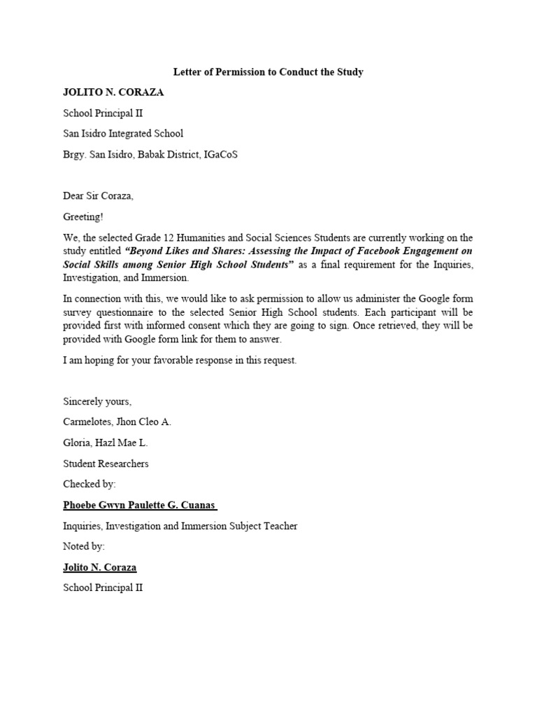 Letter of Intent Sample - Gloria, H. | PDF
