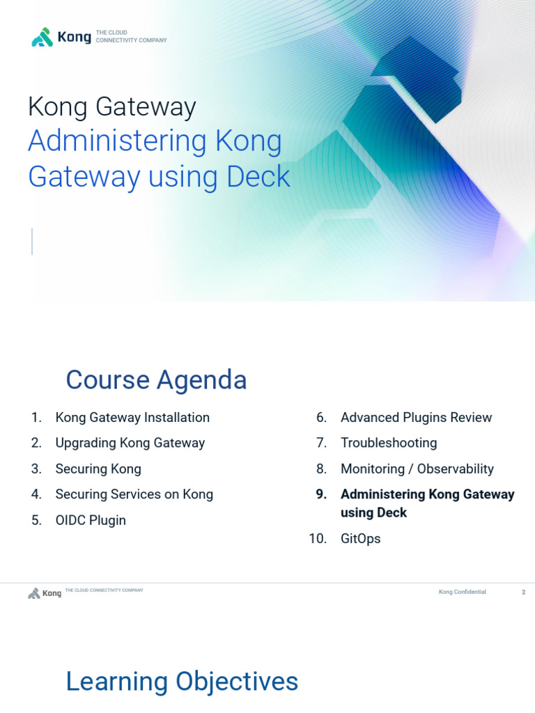 09-Administering-Kong-Gateway-using-Deck | PDF | Information Technology Management | Computing