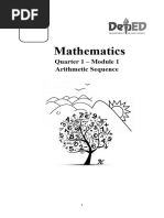 Math10 - q1 - Mod2 Arithmetic Sequence v2.2 | PDF | Numbers | Mathematics