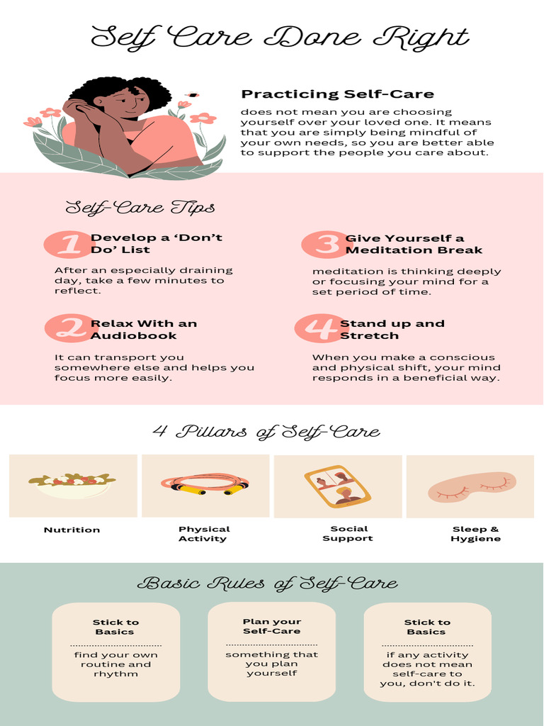Essential Self-Care Tips & Practices | PDF | Career & Growth | Lifestyle