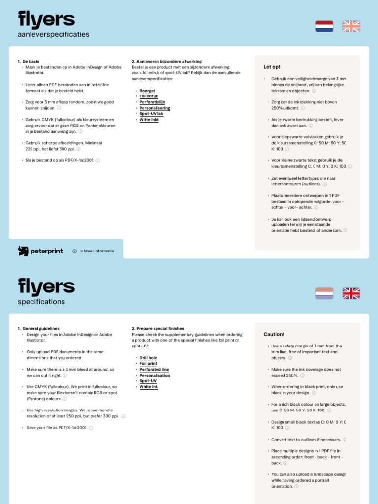 Flyers Drukken | PDF