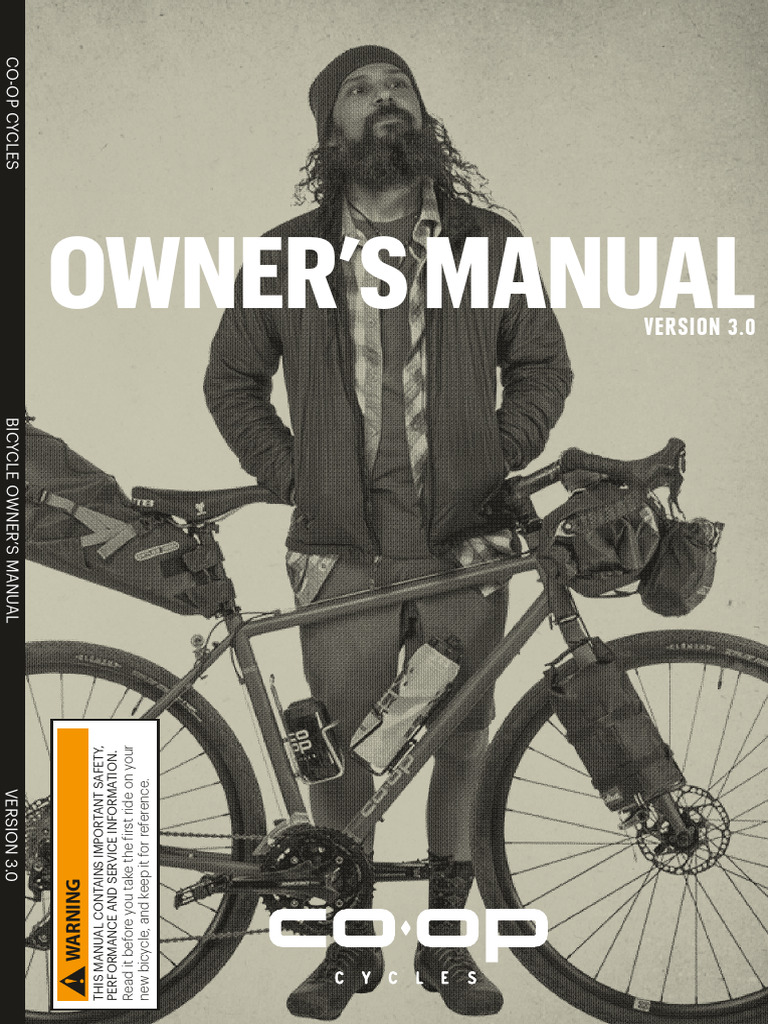 Co-op Cycles Bicycle Owner’s Manual | PDF | Tire | Human Powered Vehicles
