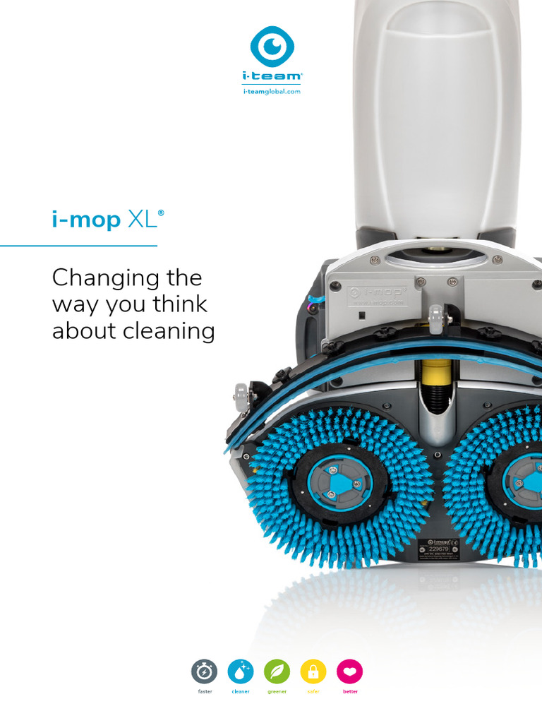 Brochure - I-Mop XL-Basic-Plus-Pro - English - v102 | PDF | Water ...
