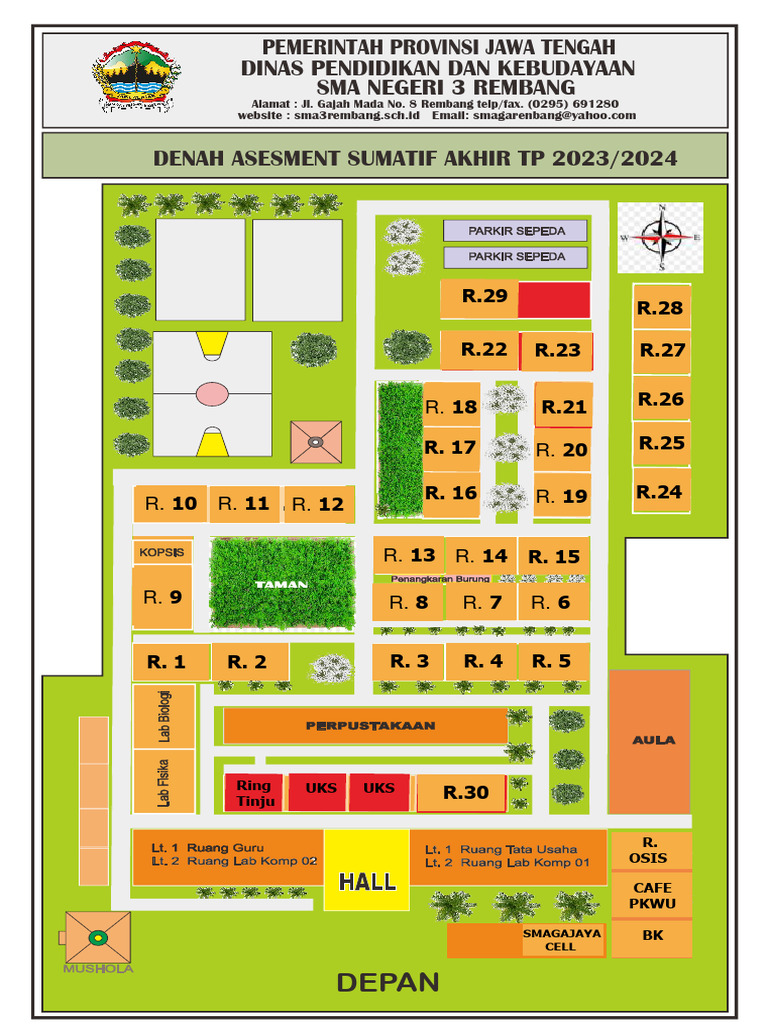 Denah Ruang Asa 2023.2024 | PDF