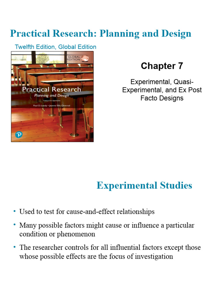 CH07 PPT | PDF | Experiment | Confounding