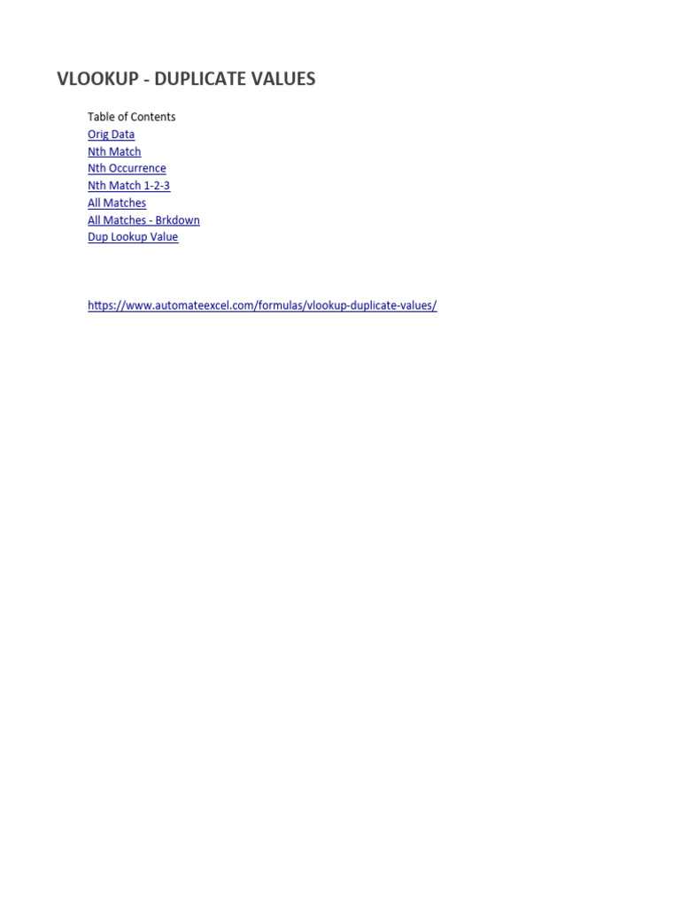 Vlookup Duplicate Values Pdf Computer Data Software Engineering 3779