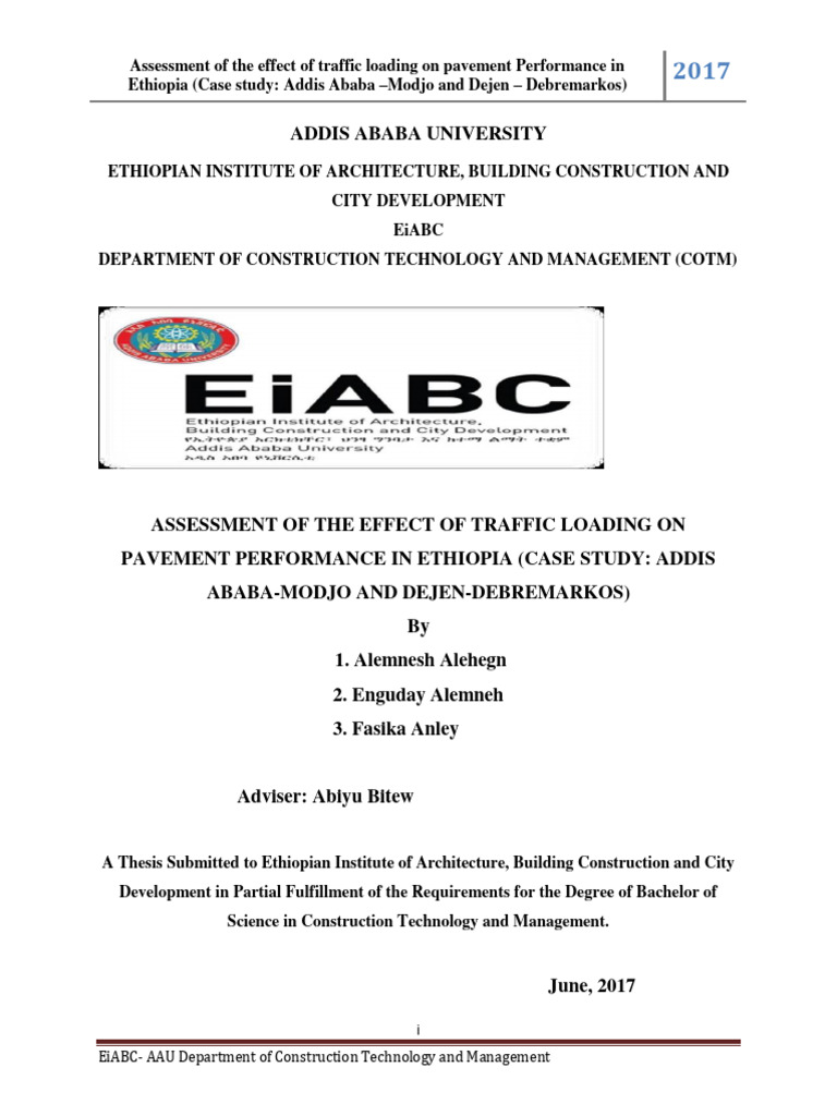 Thesis Final Draft | PDF | Road Surface | Fracture