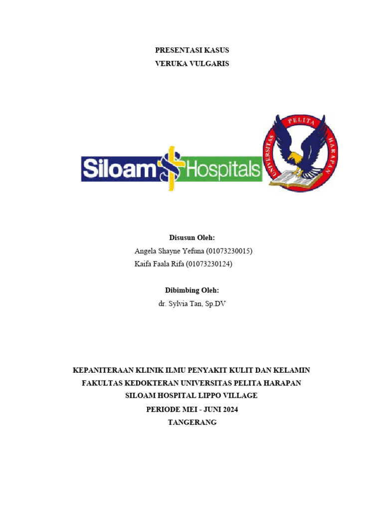 Presentasi Kasus Veruka Vulgaris | PDF
