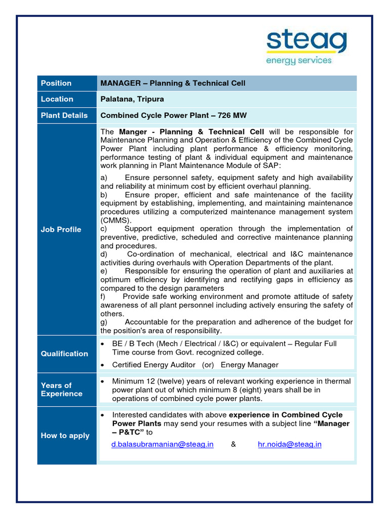 Steag | PDF | Power Station | Sustainable Technologies