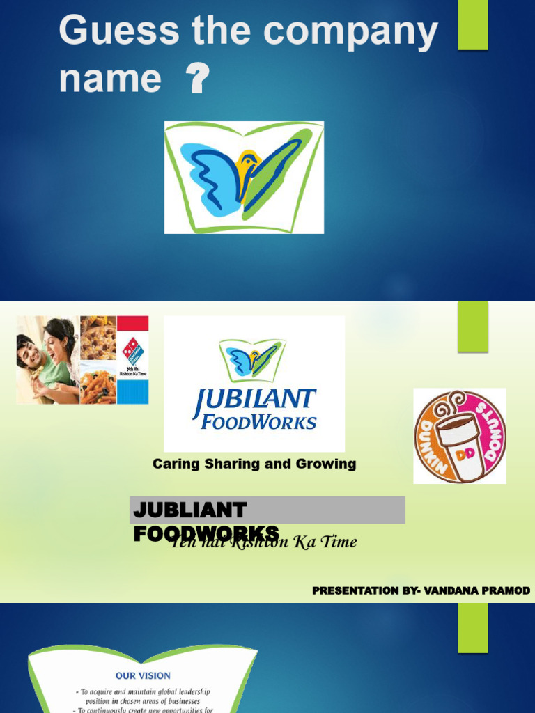 Jubliant Food Works - PPTM | PDF | Business | Finance & Money Management