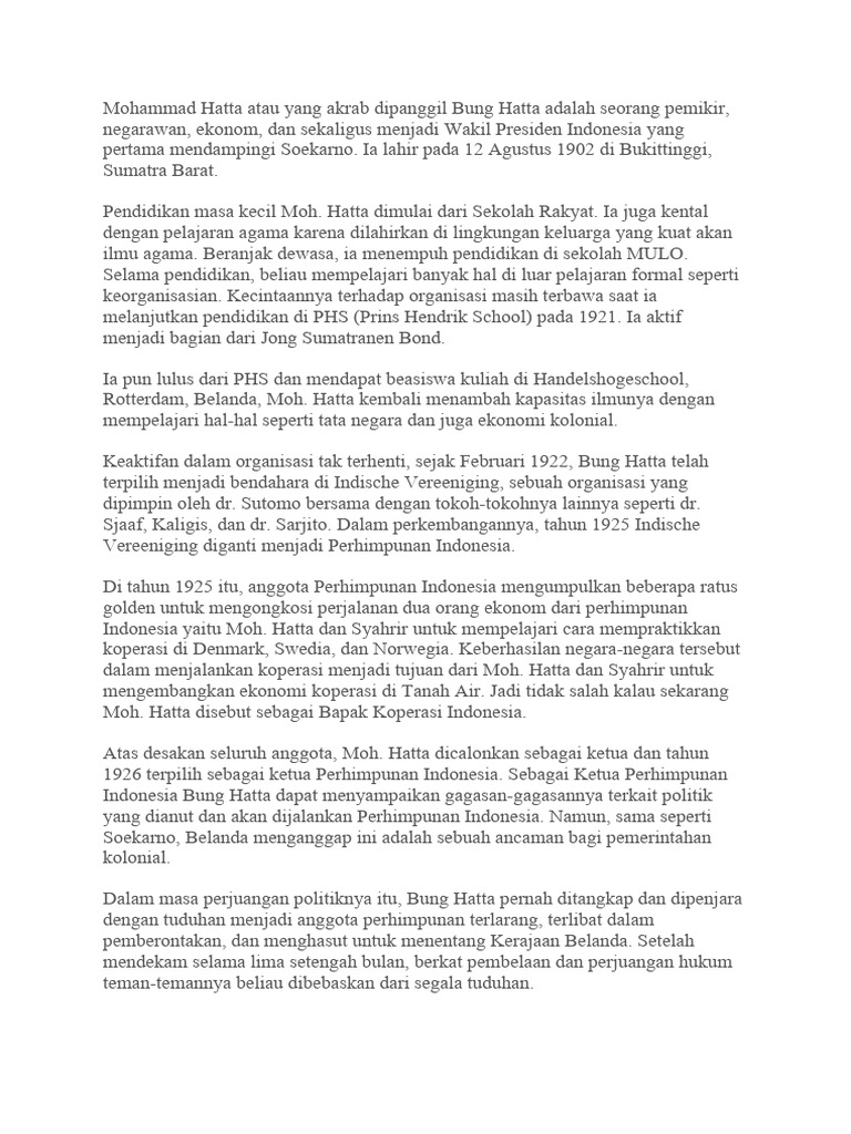 Hatta | PDF | Politik
