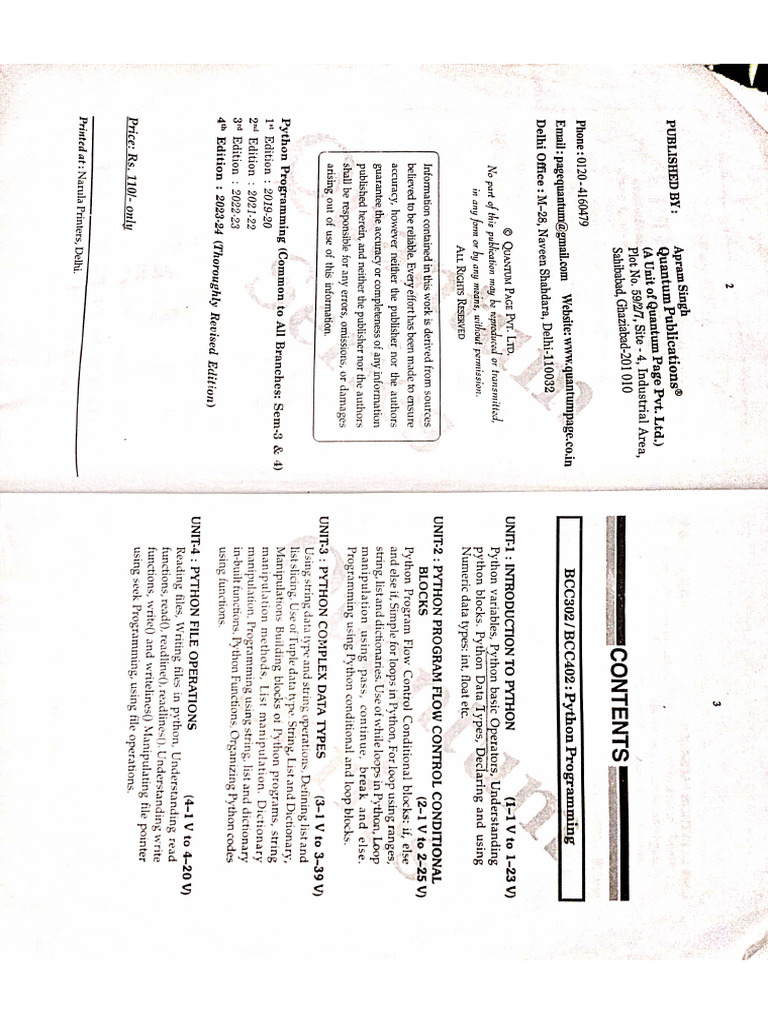 Python Quantum 2023-2024 | PDF