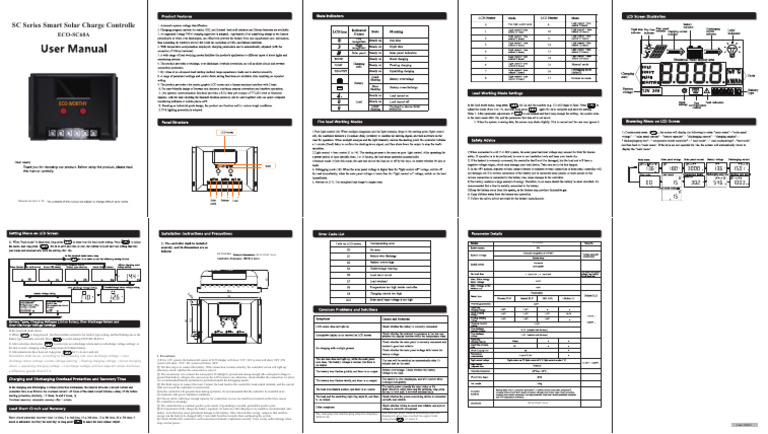 60A Controller New | PDF | Computer Engineering | Electric Power