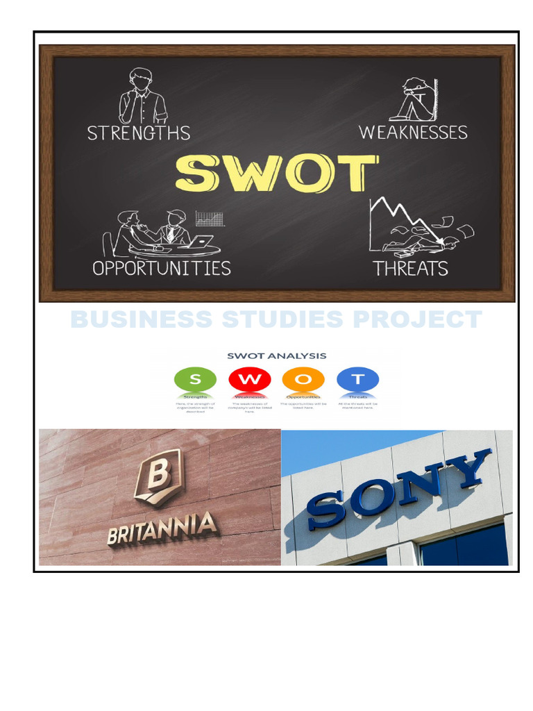 SWOT Analysis of Britannia Industries Limited & SONY Corporation | PDF ...