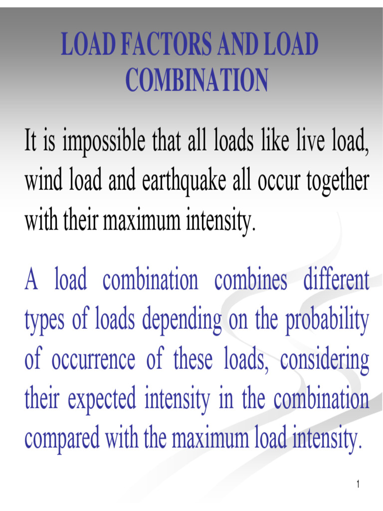 03 Load Factors and Combinations | PDF | Structural Load | Pressure