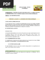 Méthode de Lecture de Texte Philosophique | PDF | Discours (linguistique)