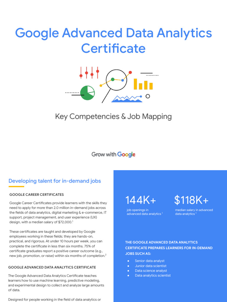 Advanced Data Analytics Key Competencies Job Mapping | PDF | Statistics ...