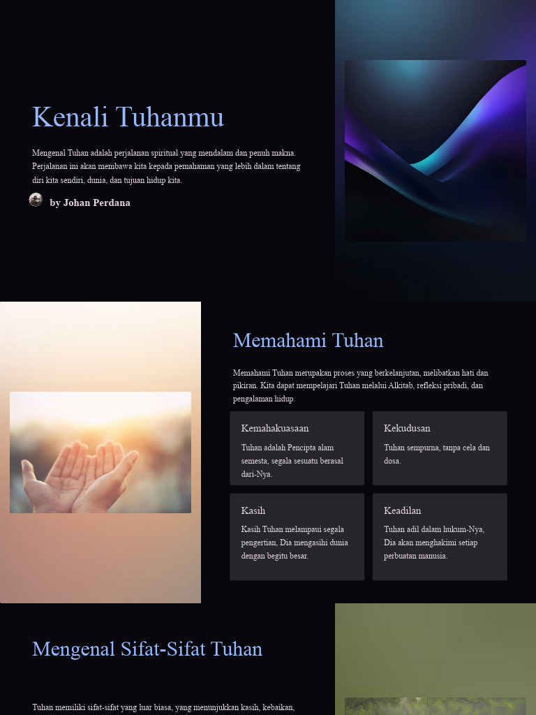 Kenali Tuhanmu | PDF | Karier & Perkembangan
