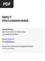 CFA Ethics & Conduct Standards Guide | PDF