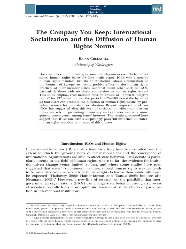 ContentServer (2) International Norms | PDF | Human Rights ...