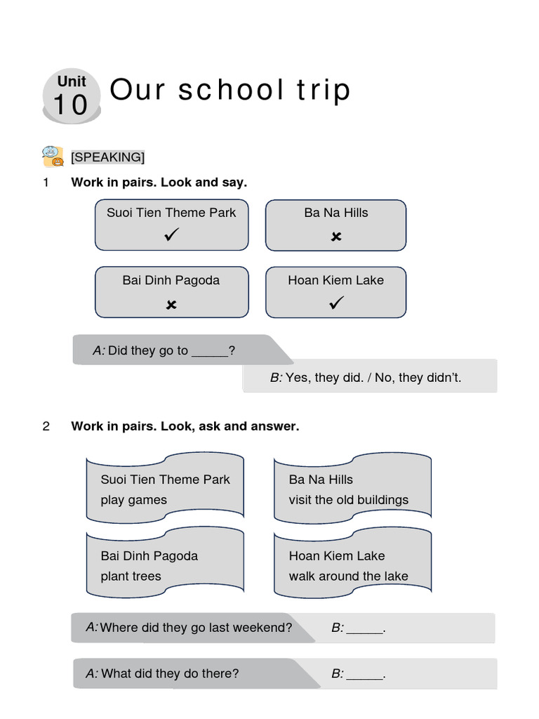 School Trip Activities and Reflections | PDF